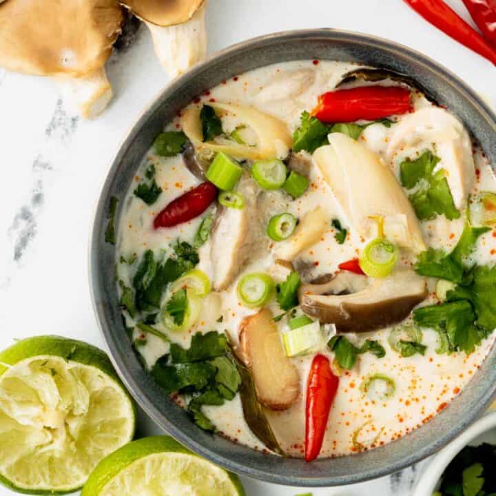 Instant Pot Tom Kha Gai Soup (Thai Coconut Chicken Soup) - Making It Real